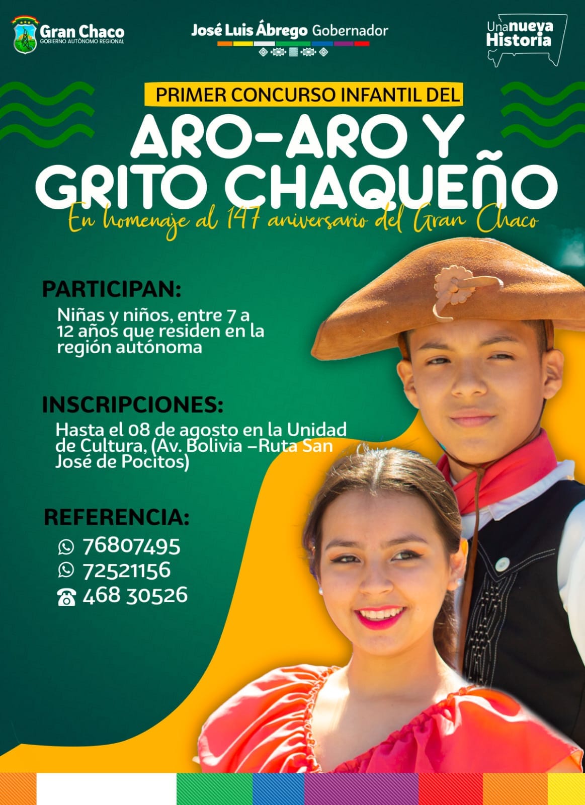 Primer concurso infantil del aro-aro y grito chaqueño, en conmemoración ...